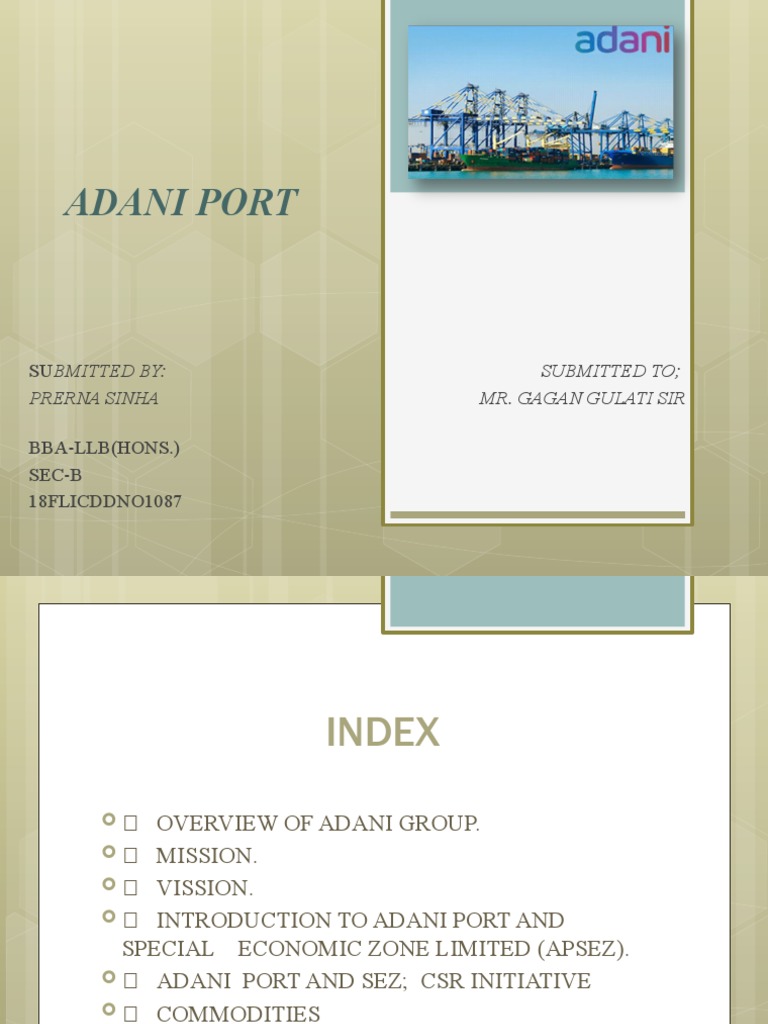 Adani Port | PDF | Economies | Agriculture