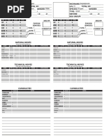 Pokémon Character Sheet Template | PDF | Role Playing Video Games ...