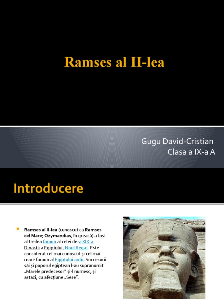 Ramses Al II-lea | PDF