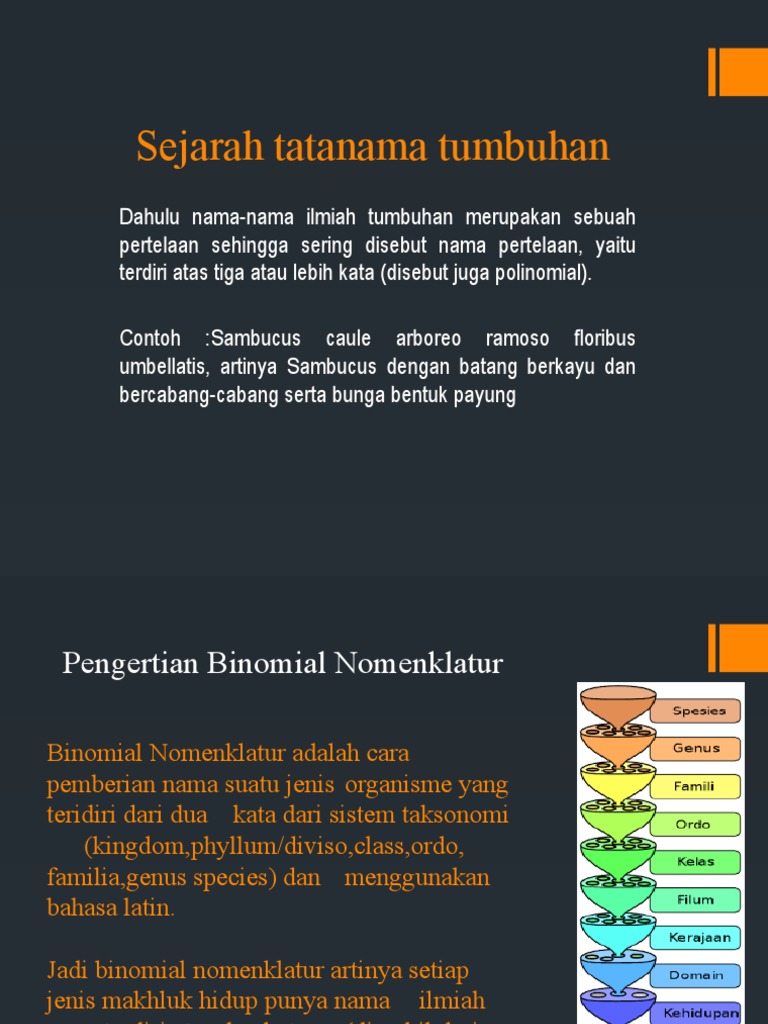 Binomial Nomenklatur | PDF