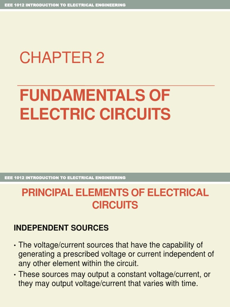 Fundamentals of Electric Circuits | PDF | Electrical Network | Voltage