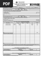 Bir Form 2307 Sample | PDF | Withholding Tax | Corporate Tax
