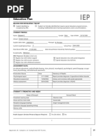 Iep Blank Template 1 | PDF | Individualized Education Program | Special ...