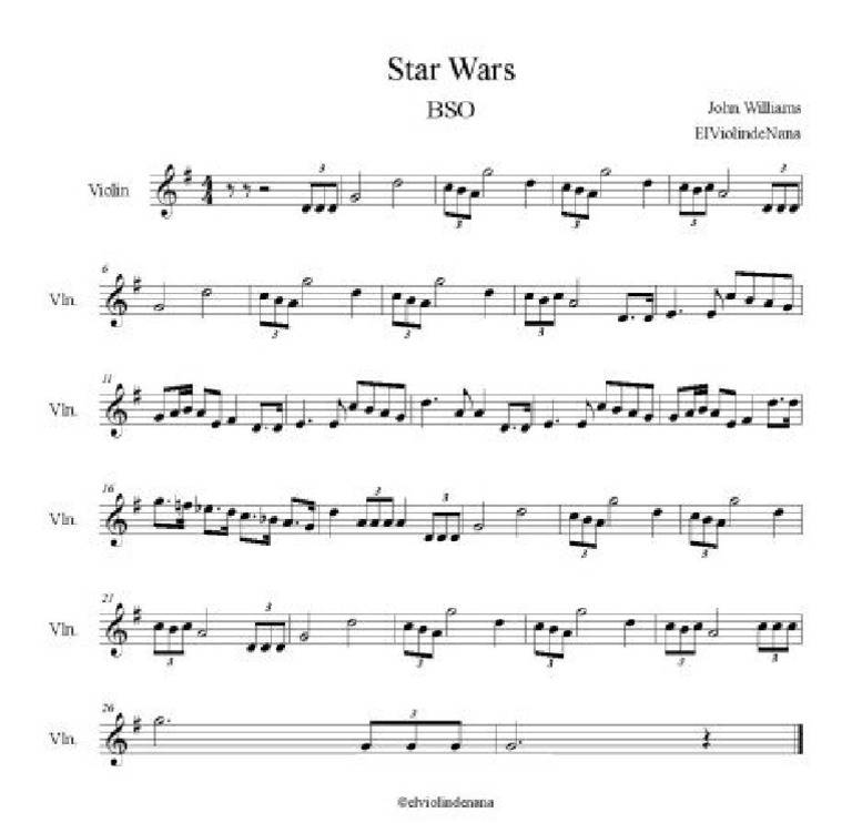 Partitura Star Wars | PDF