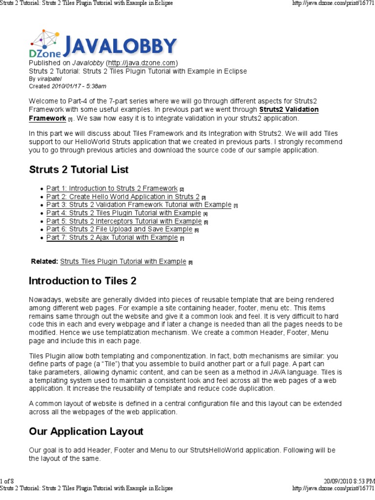 Struts 2 Tutorial, Part 5 - Struts 2 Interceptors Tutorial With Example | PDF | Java Server ...