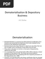 NSDL - Dematerialisation Request Form | PDF | Securities (Finance)