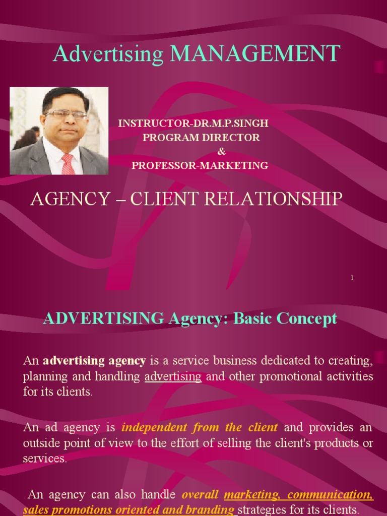 Agency Mang - Client Agency Relationship | PDF | Advertising | Direct ...