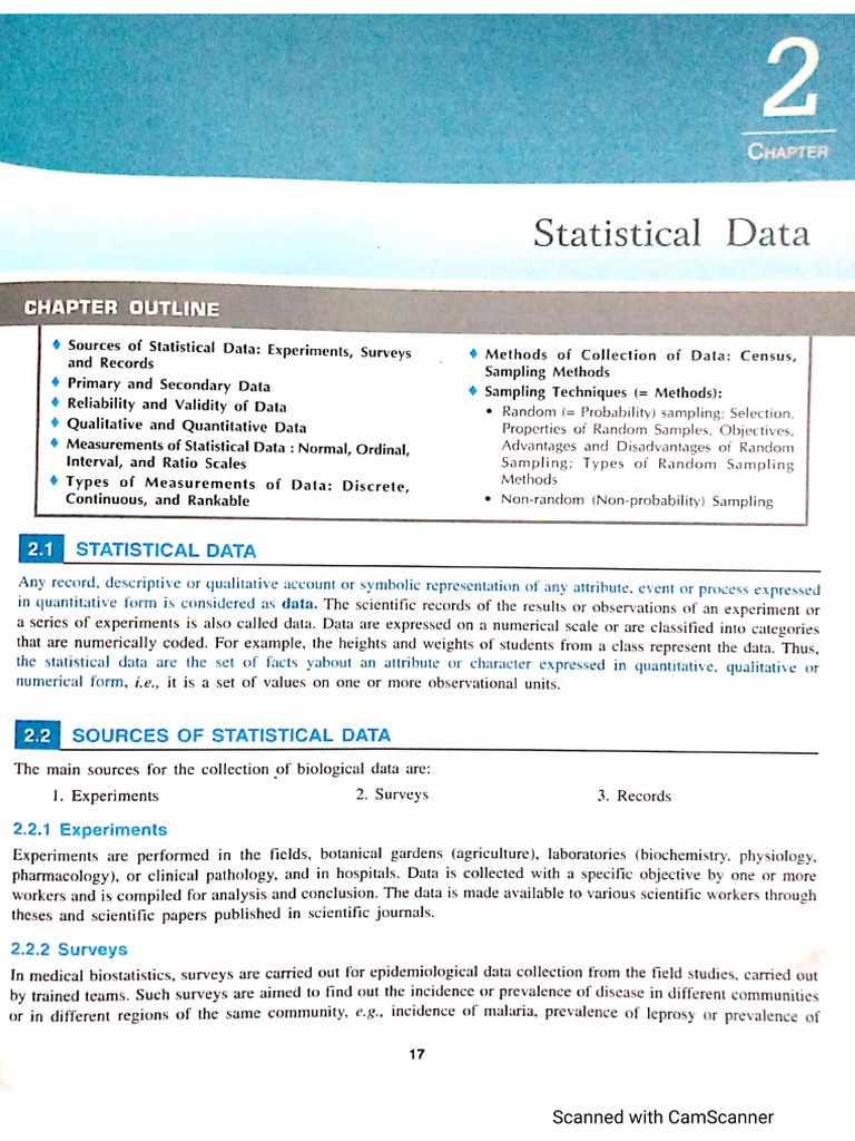 Veer Bala Rastogi Biostats Unit - 2 | PDF