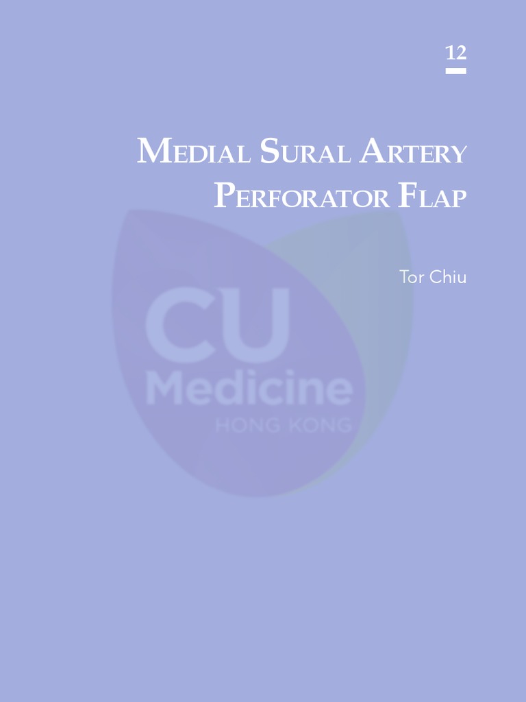 12 - Medial Sural Artery Perforator Flap | PDF | Anatomical Terms Of ...