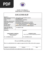 Locator Slip | PDF