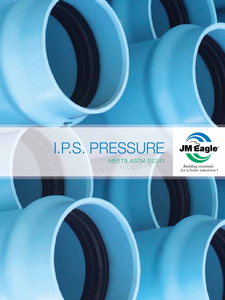 I.P.S. Pressure: Meets Astm D2241 | PDF | Corrosion | Plumbing