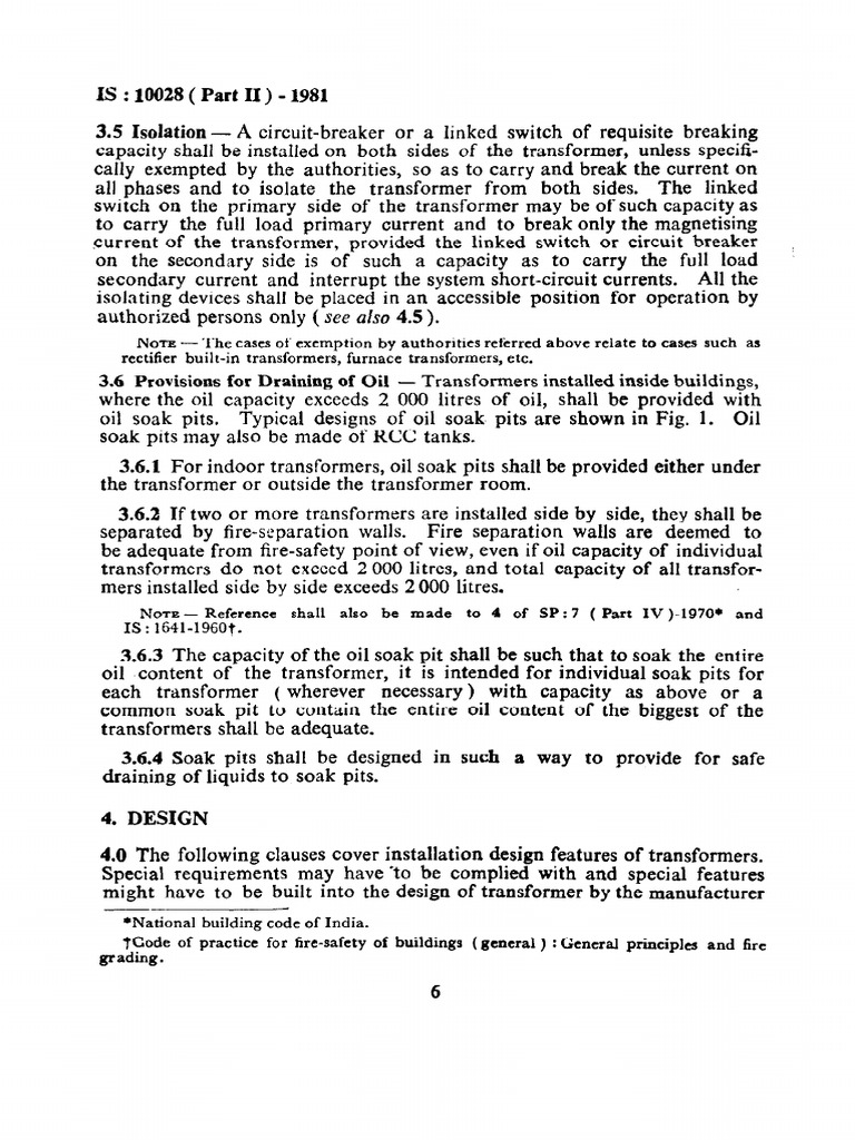 Transformer Oil Soak Pit Requirements | PDF | Transformer | Power (Physics)