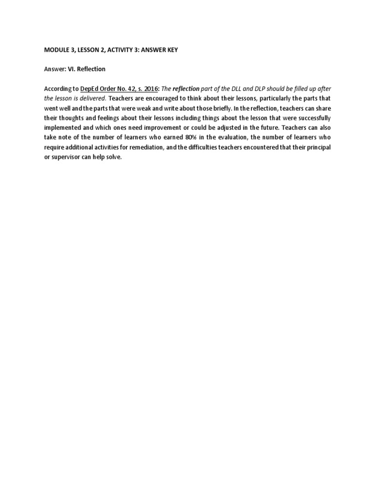 LDM2 Module 3 Lesson 2 Activity 3 ANSWER KEY PDF | PDF