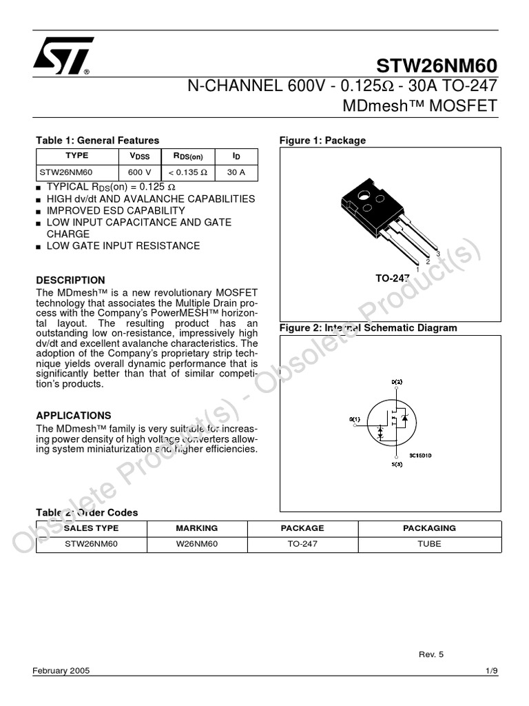 Obsolete Product(s) - Obsolete Product(s) Obsolete Product(s ...