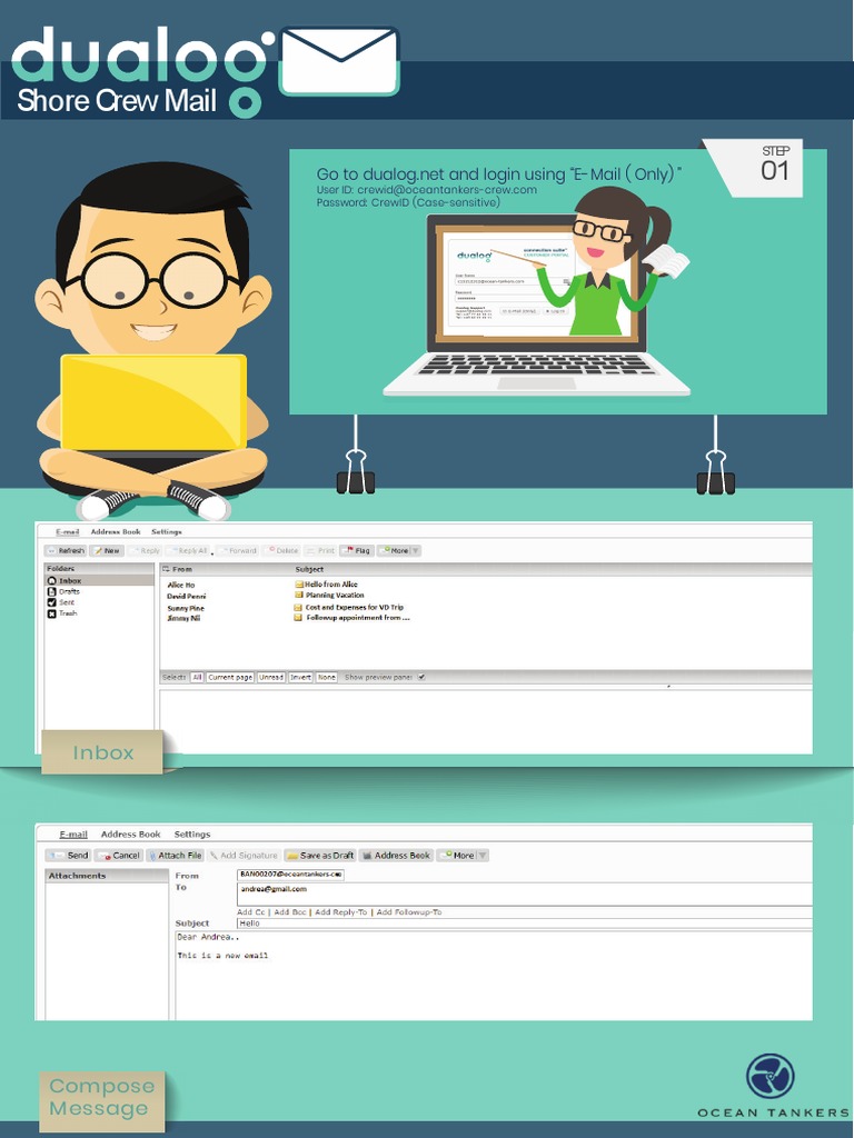 Dualog CrewMail Shore PDF | PDF