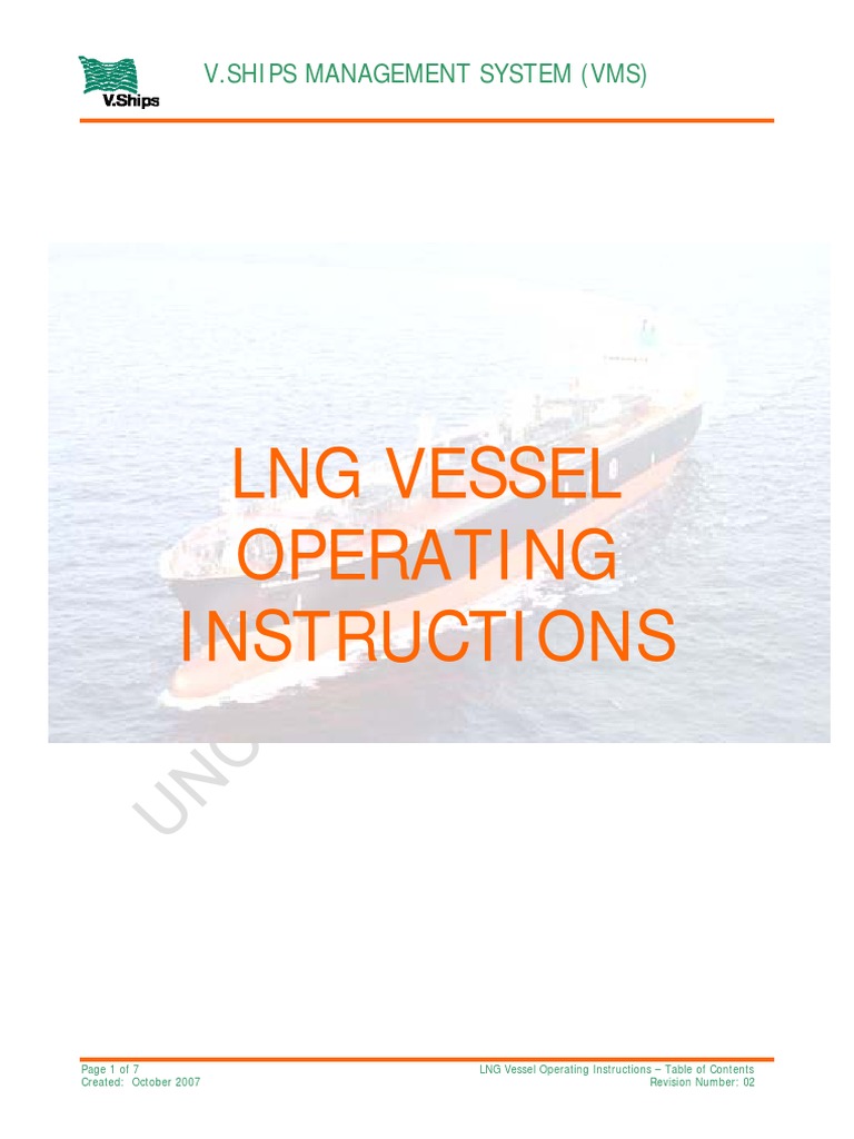 Entire LNG Manual PDF | PDF | Liquefied Natural Gas | Gases