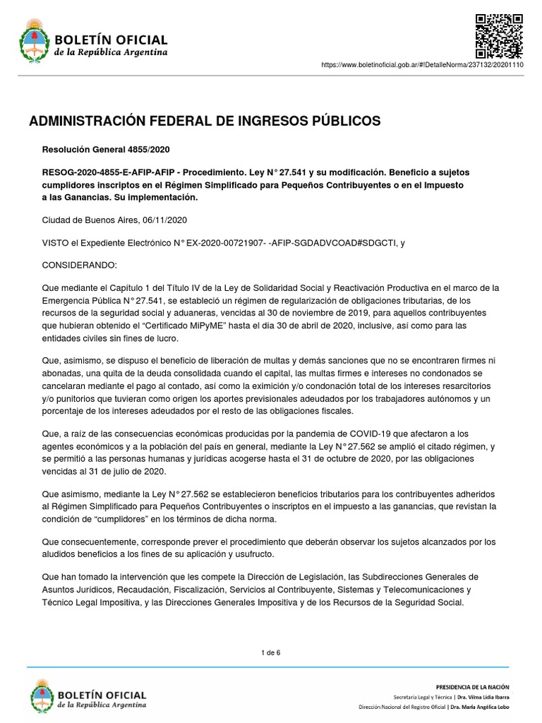 AFIP | PDF | Impuesto sobre la renta | Impuestos