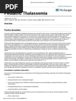 Beta-Thalassemia - GeneReviews® - NCBI Bookshelf | PDF