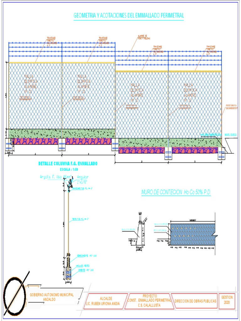 Geometría del Enmallado Perimetral | PDF