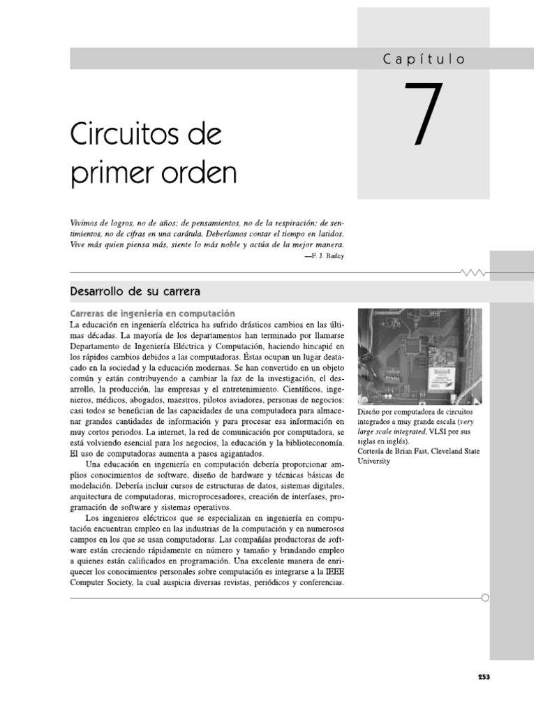 Circuitos de Primer Orden Sadiku | PDF