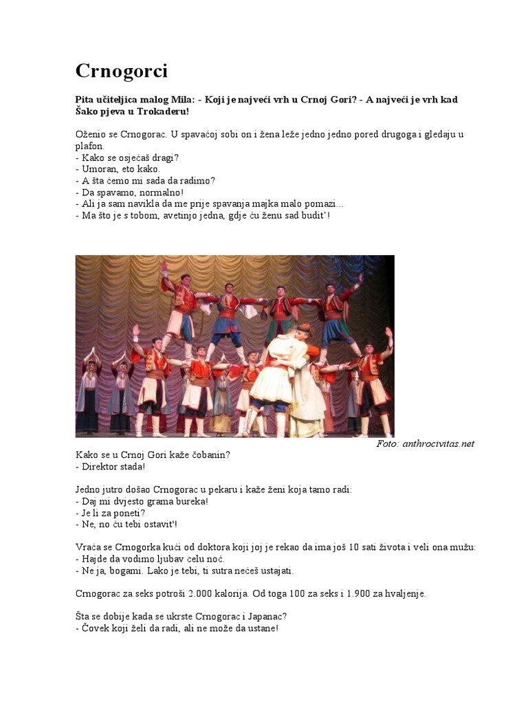 Vicevi - CRNOGORCI | PDF