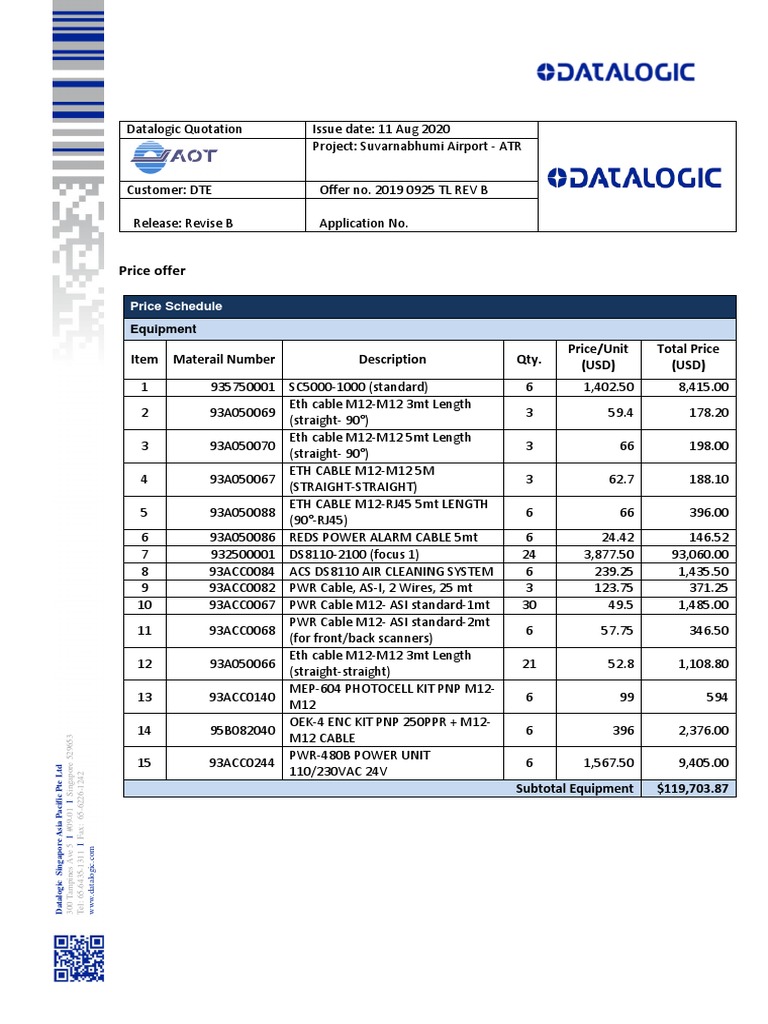 Proposed Equipment and Integration Package for Suvarnabhumi Airport ATR ...