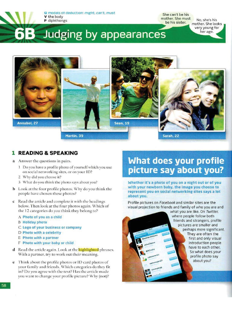 Unit 6B - English File Int. - SB | PDF