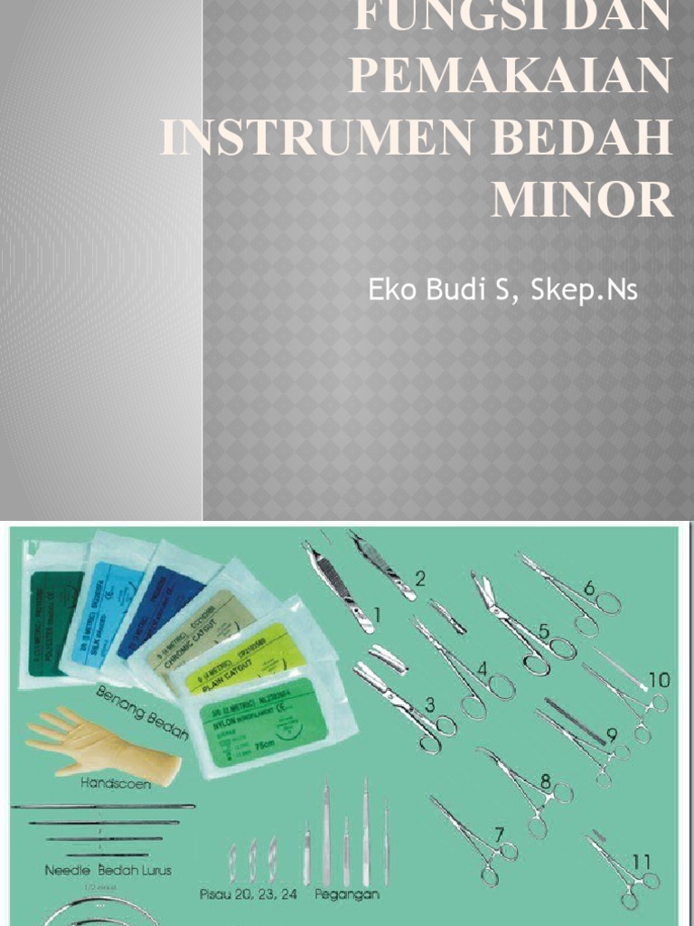 Nama Fungsi Alat Bedah Minor | PDF