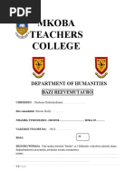 Midziyo CALA | PDF | Language Arts & Discipline | Foreign Language Studies