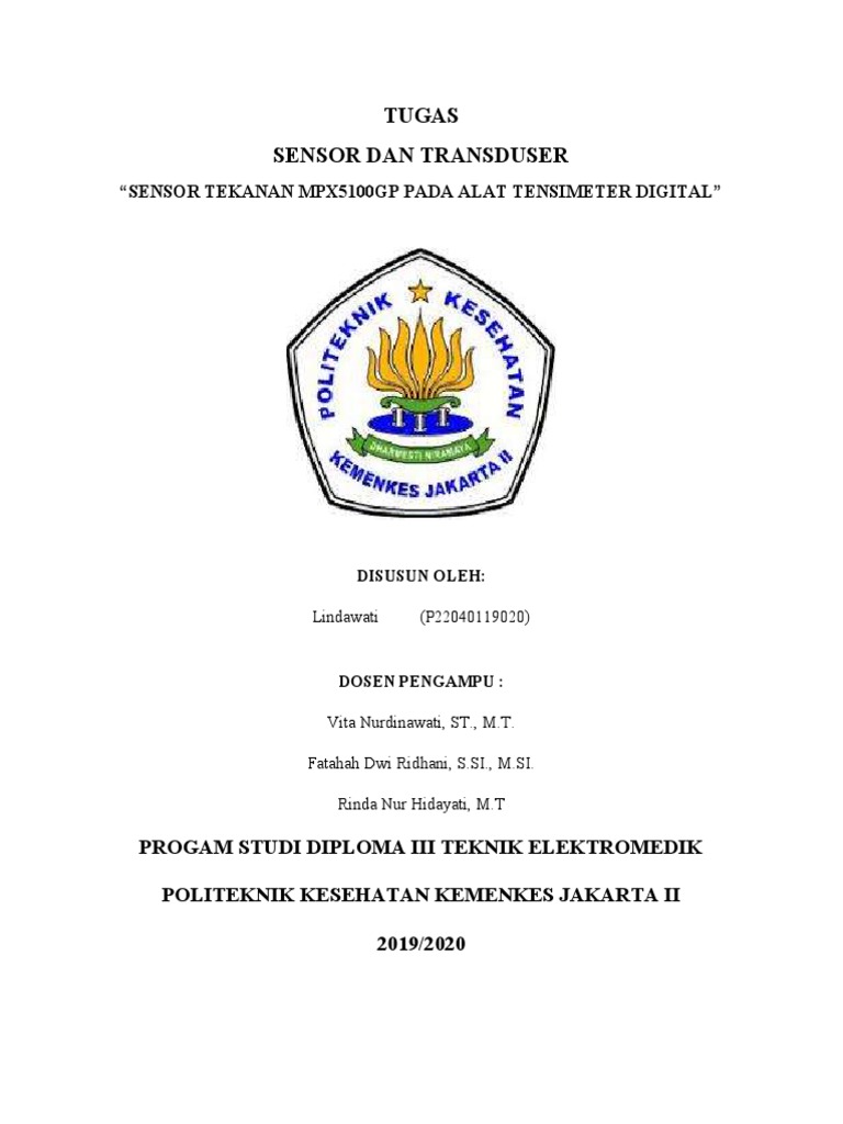 Sensor Tekanan MPX5100GP Pada Alat Tensimeter Digital | PDF