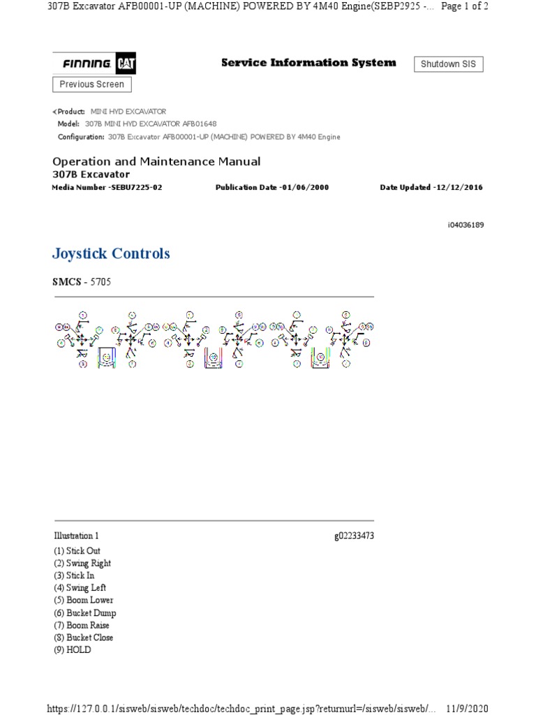 Cat 307B Control Joystick | PDF | Automotive Technologies | Automotive ...