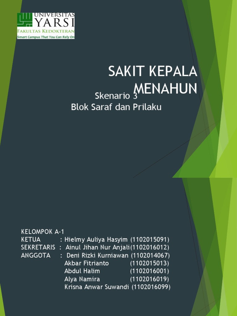 PBL Skenario 3 Blok Neuro | PDF | Pengembangan Diri