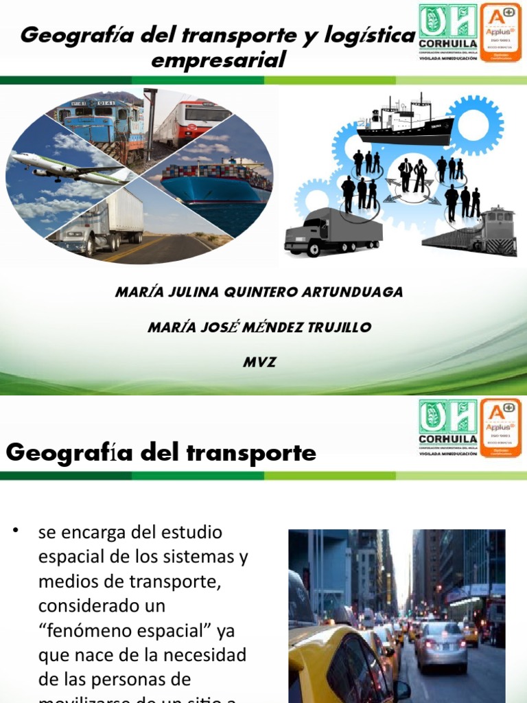 Geografía y Logística del Transporte | PDF | Logística | Business