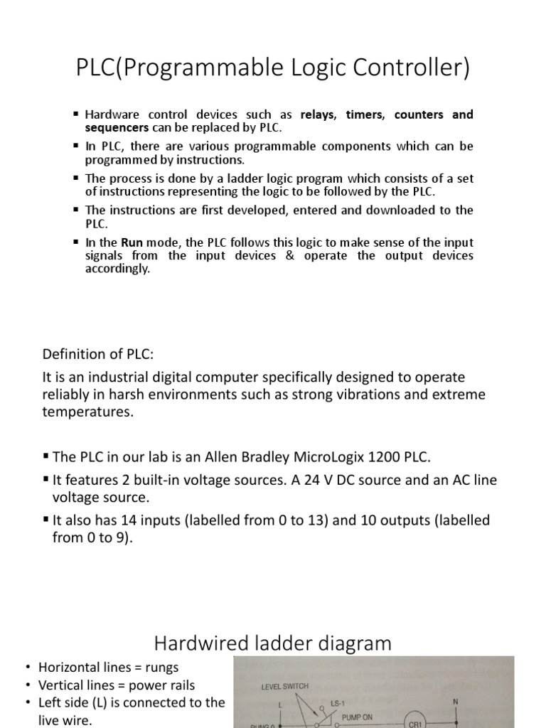 PLC (Programmable Logic Controller) : Sequencers Can Be Replaced by PLC ...