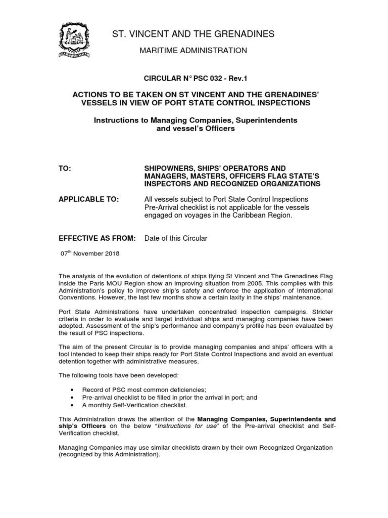 Excellent PSC Checklist | PDF | Pump | Valve