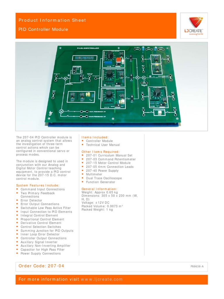 207-04 (PID Controller Module)