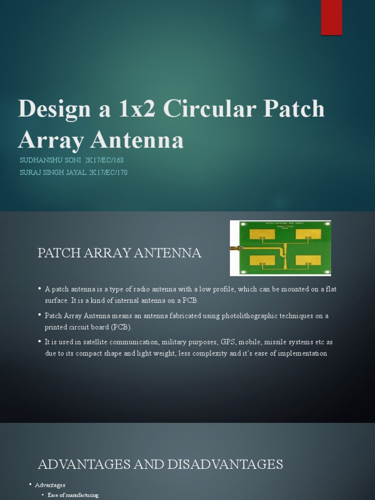 Design A Circular Patch | PDF