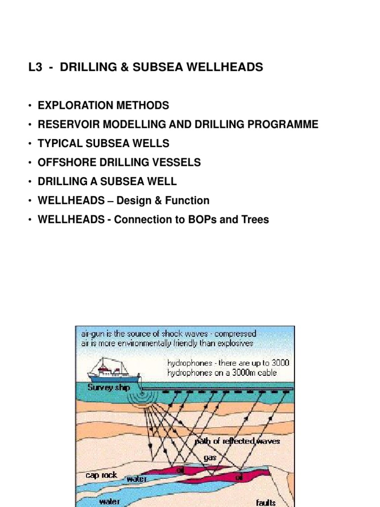L3 - Drilling & Subsea Wellheads | PDF | Casing (Borehole) | Petroleum ...