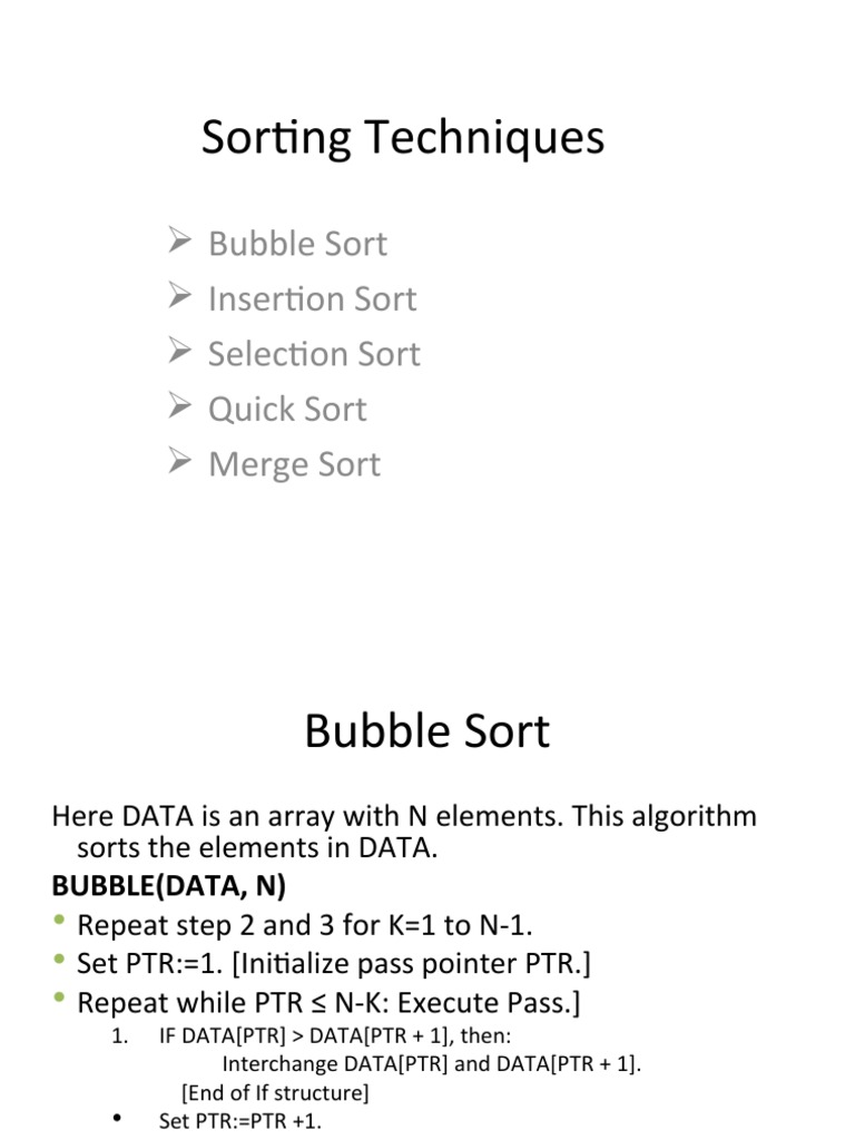 Sorting | PDF | Time Complexity | Algorithms And Data Structures