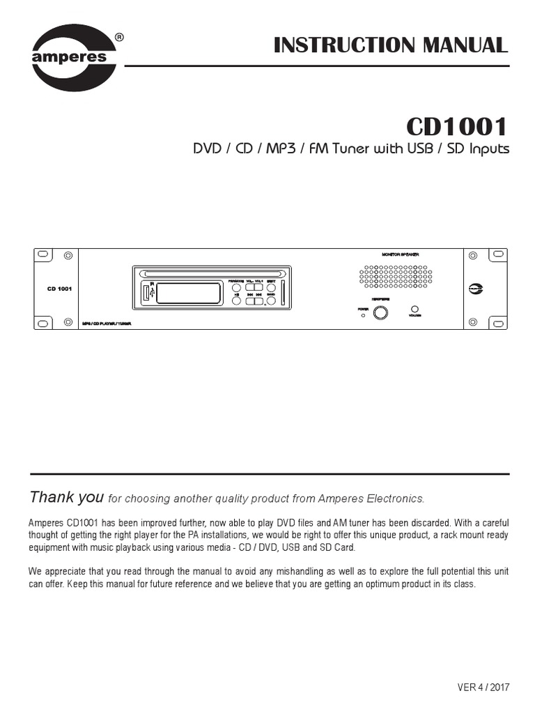 CD Player & FM Tuner PDF | PDF | Compact Disc | Headphones