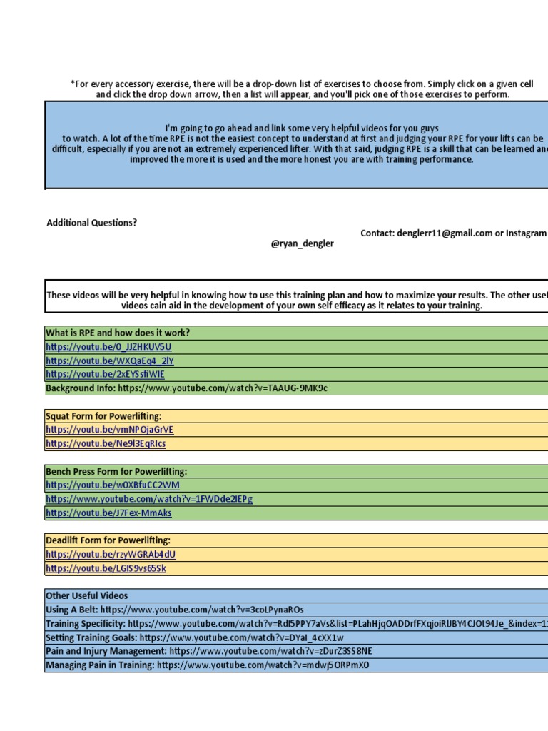 12 Week Bodybuilding Program 2 | Download Free PDF | Hobbies ...