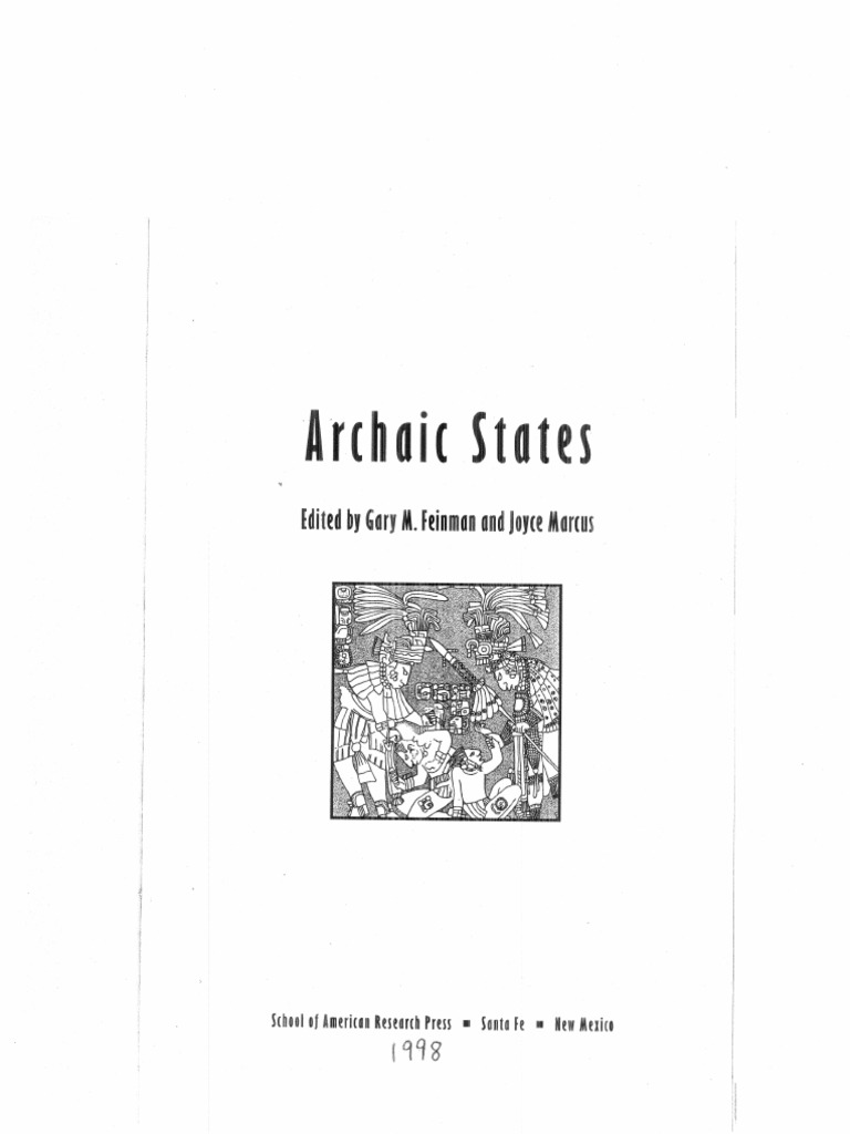 Introduction To Archaic States Joyce Marcus | PDF | Mesoamerica ...