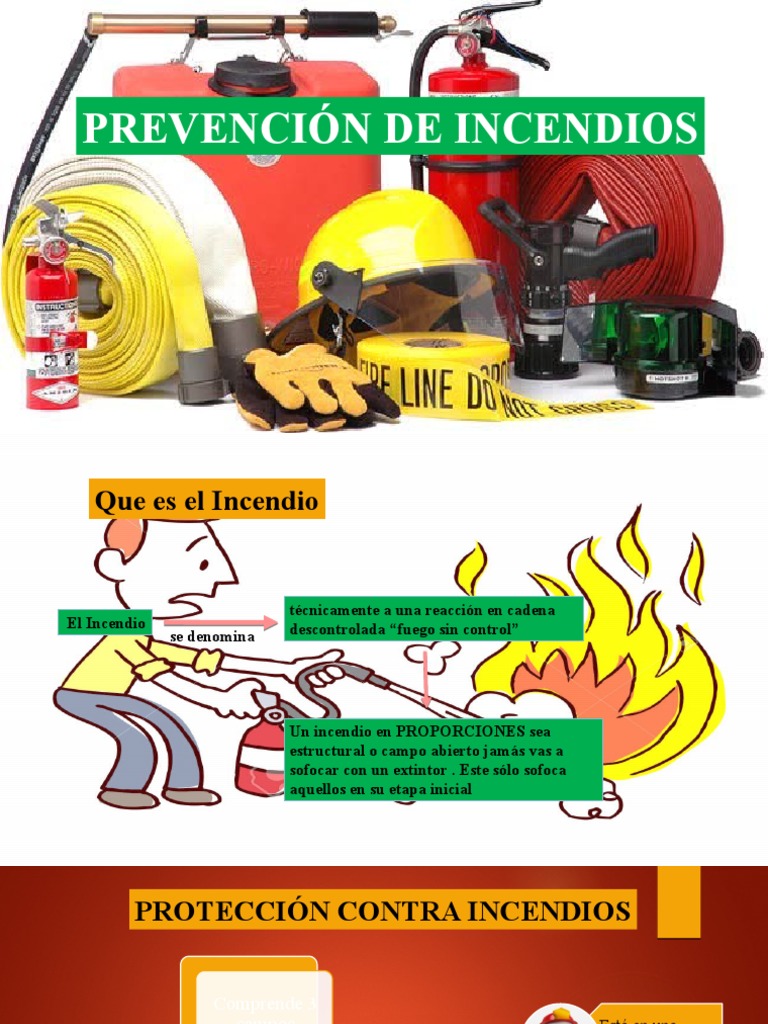 Prevencion Indendios Final | PDF | Combustión | Incendios