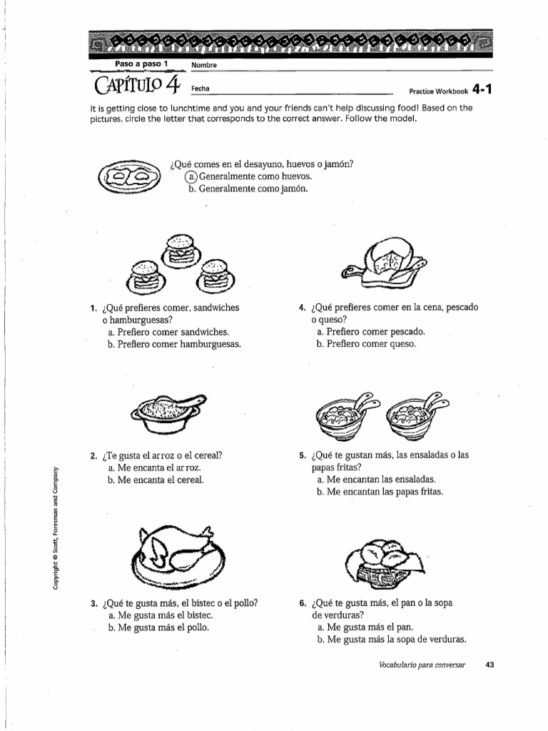 Workbook SP 1 CHPT 4 | PDF