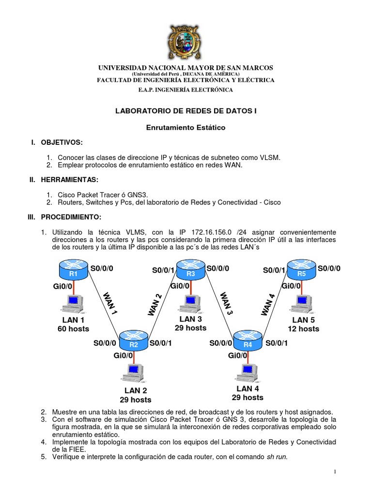 Enrutamiento Estatico RDI | Descargar gratis PDF | Enrutador (Computación) | Protocolos de internet