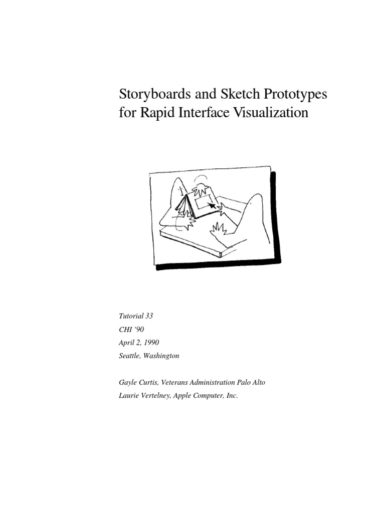 Storyboards and Sketch Prototypes For Rapid Interface Visualization ...