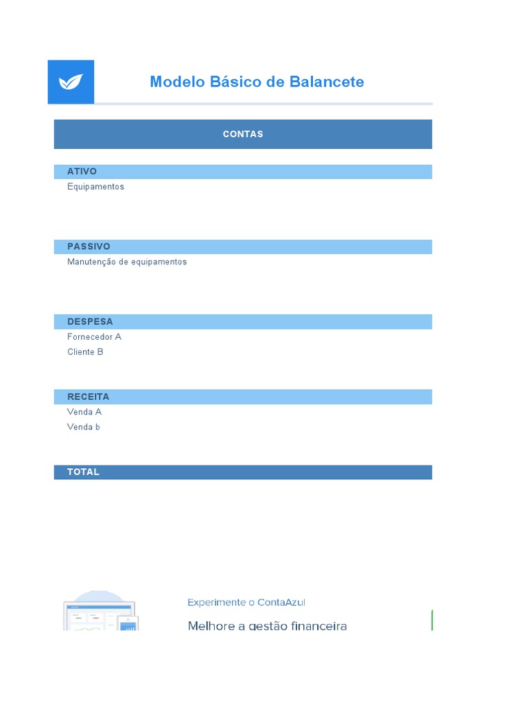 Guia para preenchimento e entendimento do Balancete | PDF | Crédito ...