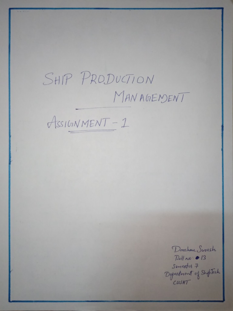 Darshan Suresh - SPM Assignment | PDF | Science & Mathematics