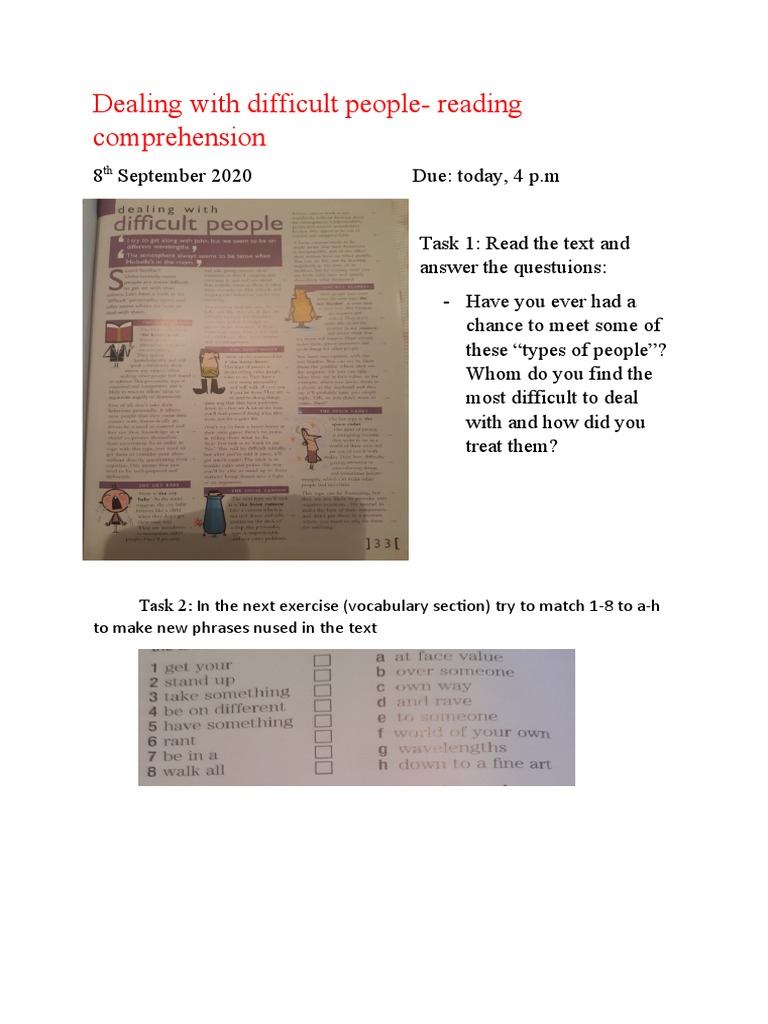 Dealing With Difficult People | PDF