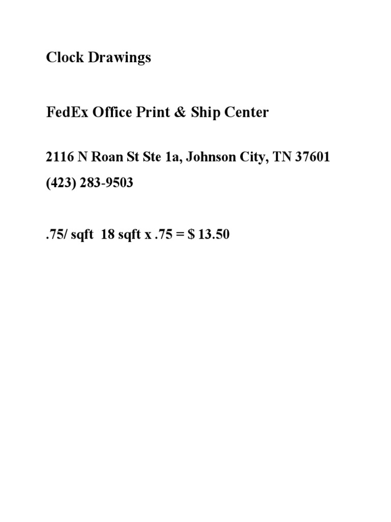 Clock Drawings | PDF